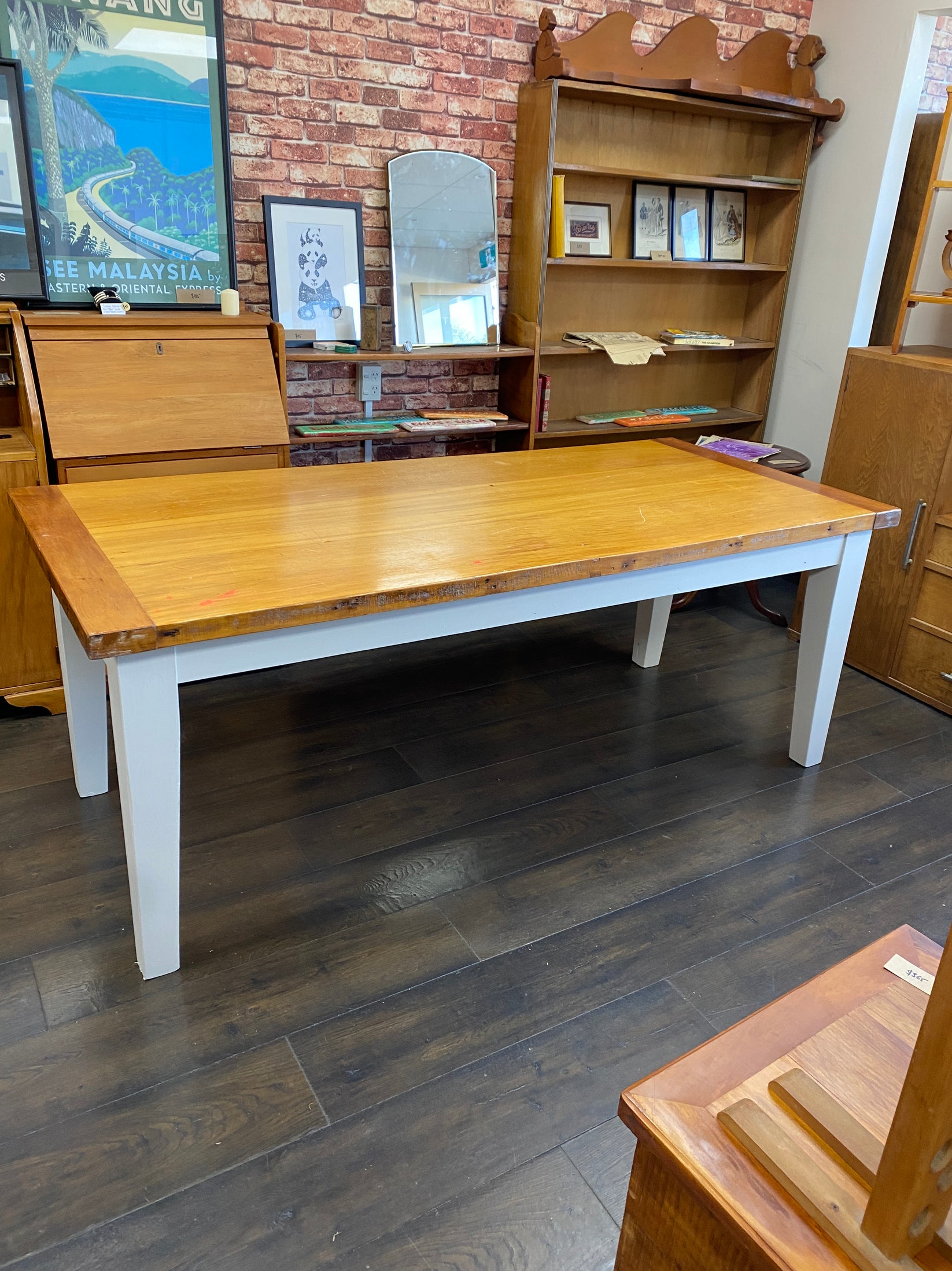 Scratch built Kauri 3 Plank Dining Table – Plots & Pickles