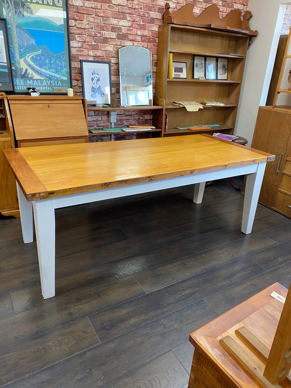 Scratch built Kauri 3 Plank Dining Table – Plots & Pickles