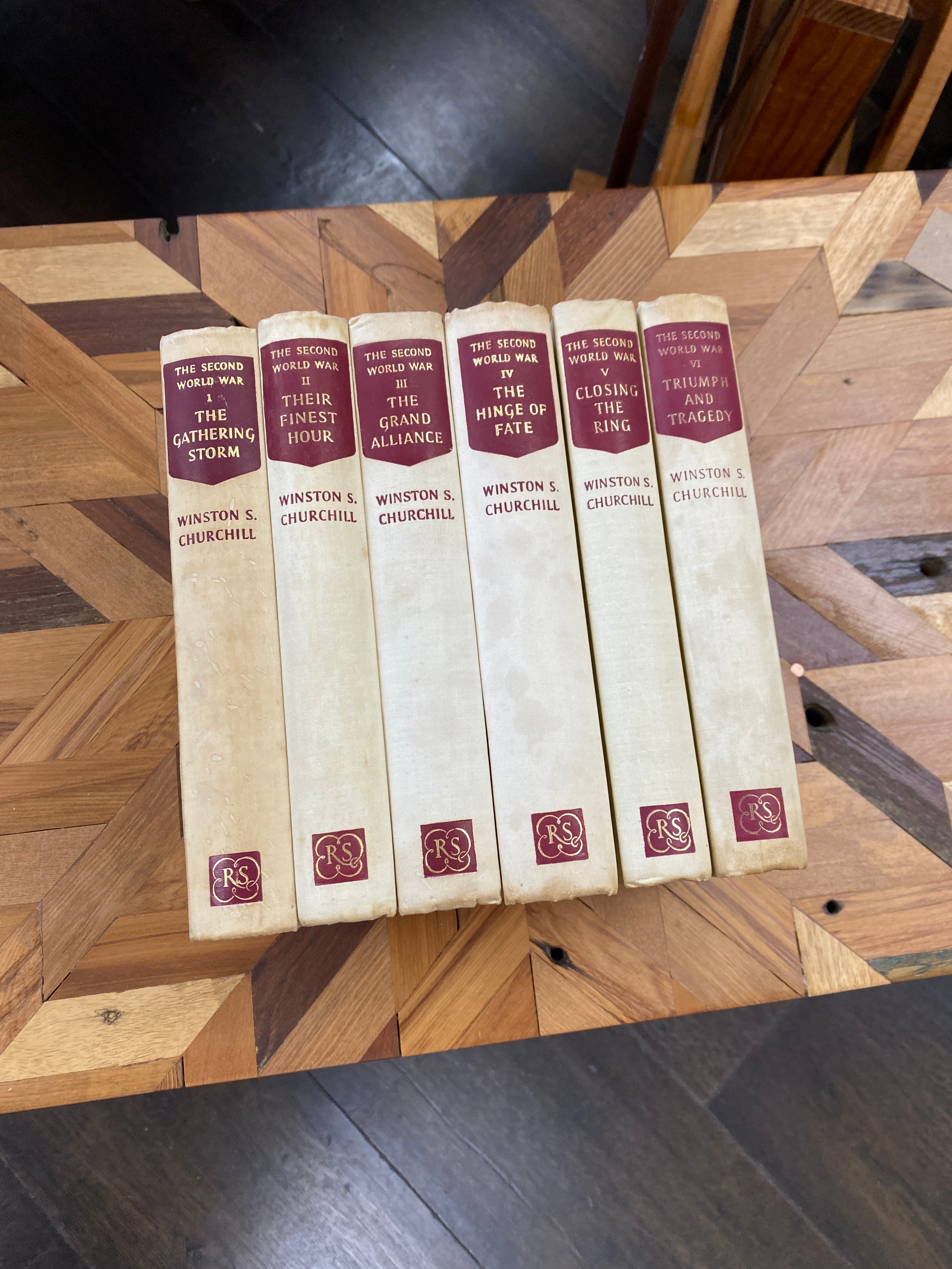 Sir Winston Churchill; Second World War Volumes I-VI. 1952-1956 – Plots ...