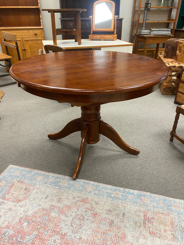 Solid Mahogany Extendable Dining Table – Plots & Pickles