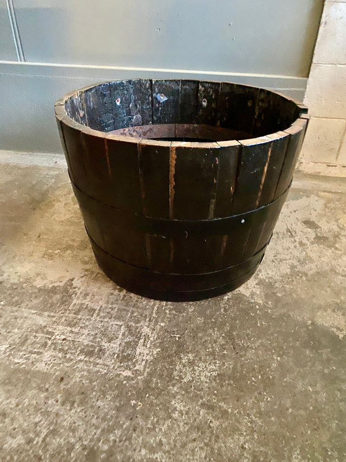Vintage American White Oak Whiskey Barrel Planter – Plots & Pickles