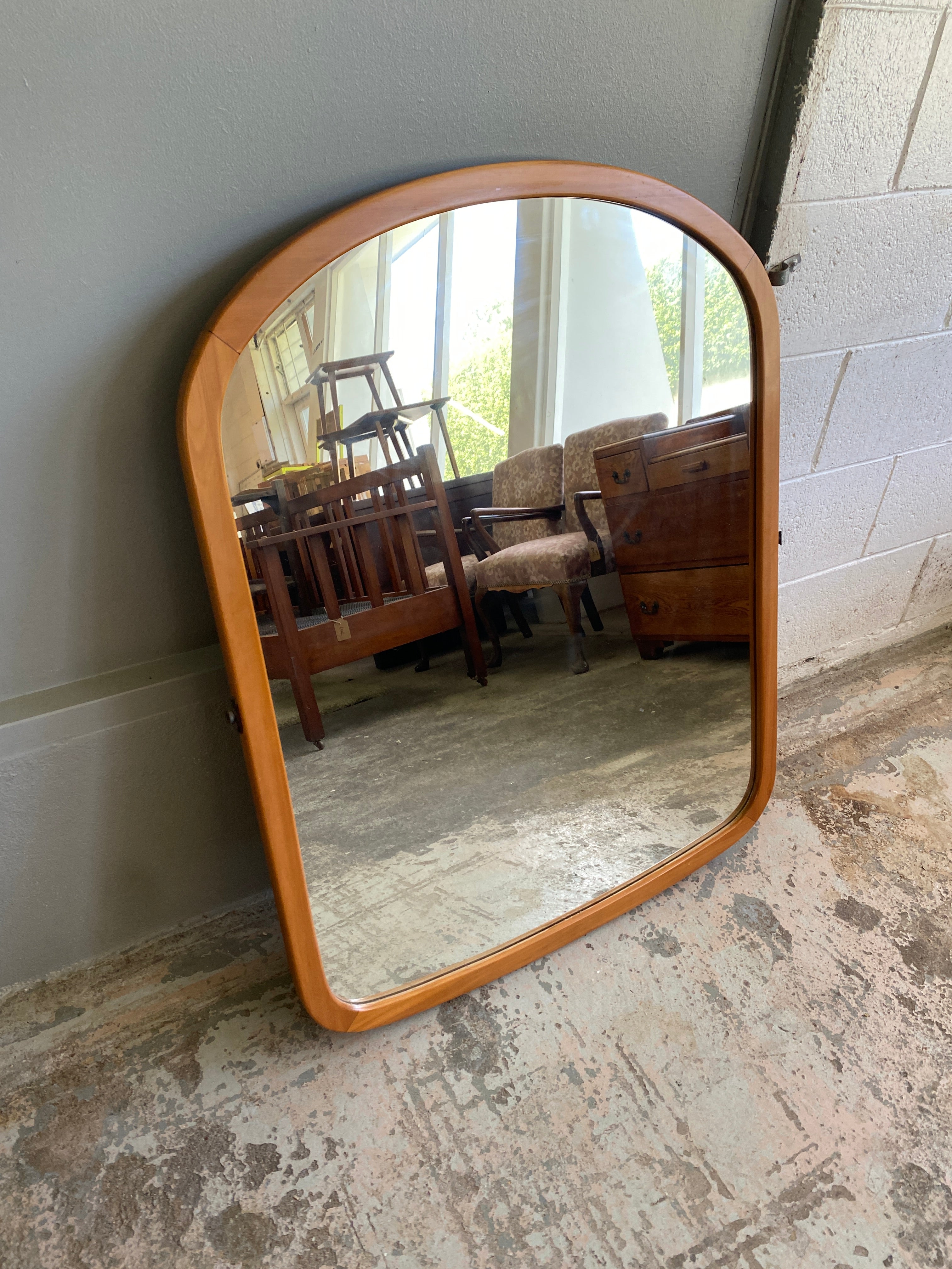 Vintage Rimu Large Mirror – Plots & Pickles